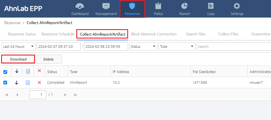 [EPPM] Collecting Agent’s AhnReport in the Console – ASK