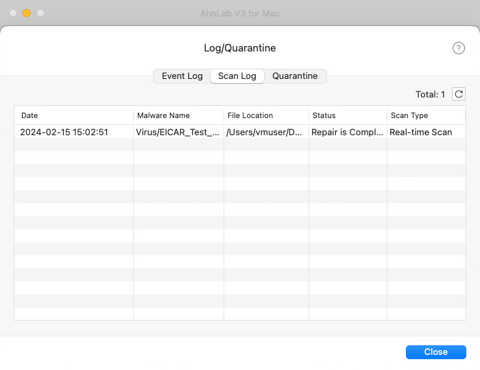 [VMAC] Checking V3 Scan Log – ASK