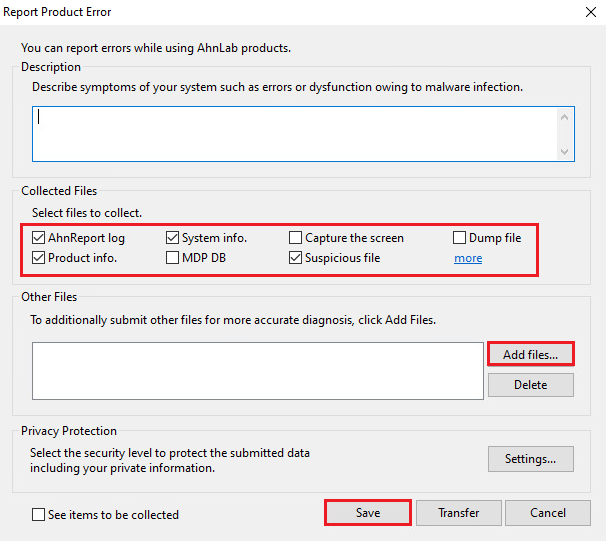 [LOG] AhnReport Collection - Debug Log – ASK